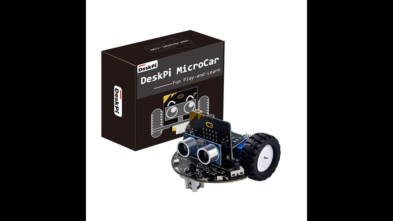 DeskPi MicroCar - Based on Micro:Bit V2 - YouTube