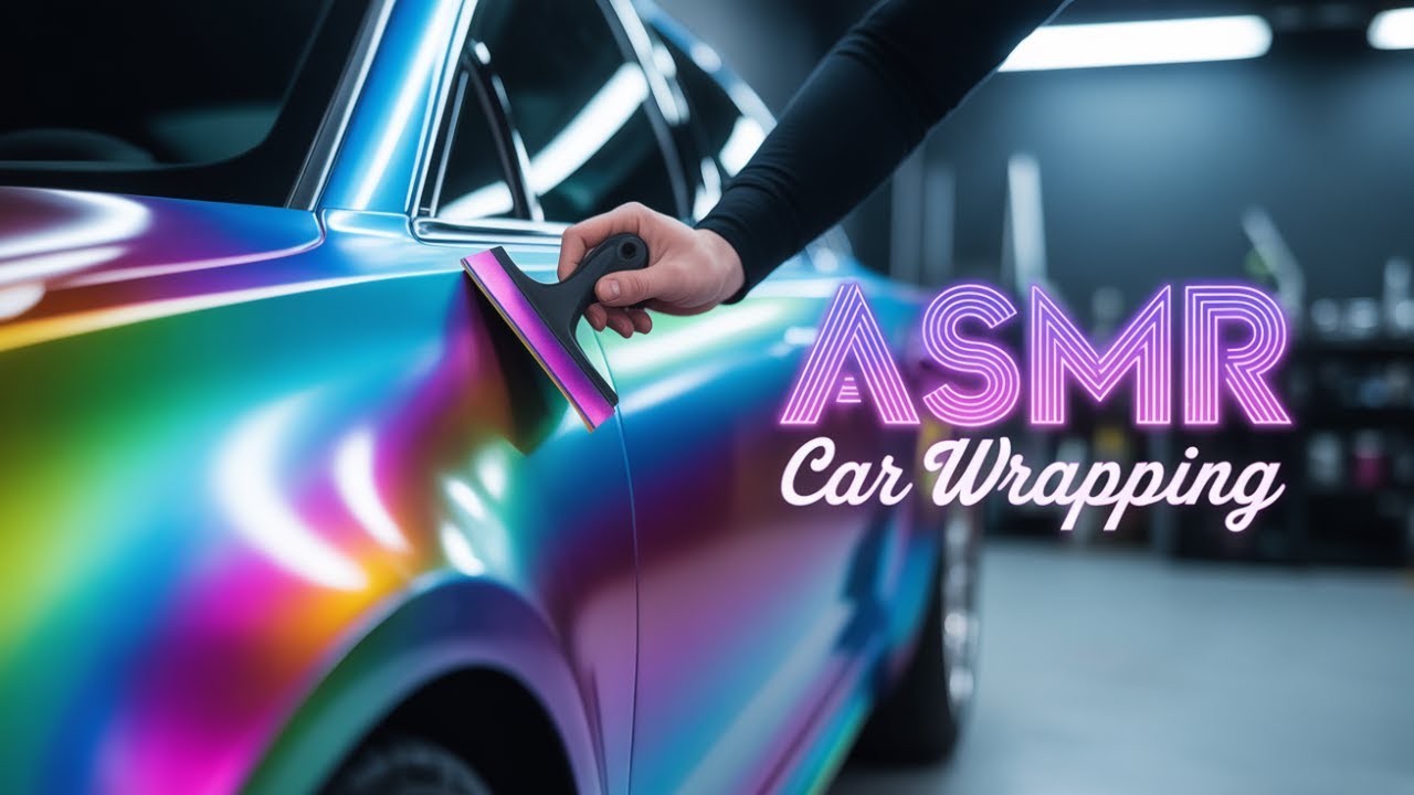 ASMR Custom Car Wrap Installation (24 Mins) | Acura Integra Rear Bumper ...