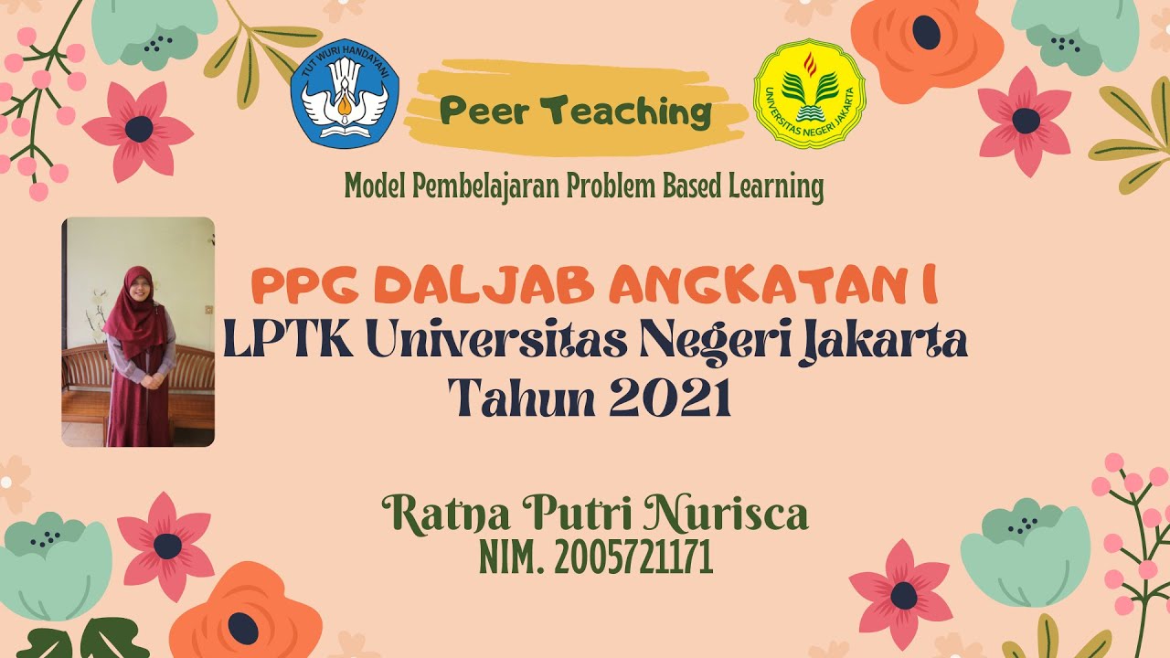 Peerteaching PPG Dalam Jabatan 2021 | Model Pembelajaran Problem Based Learning (PBL) - YouTube