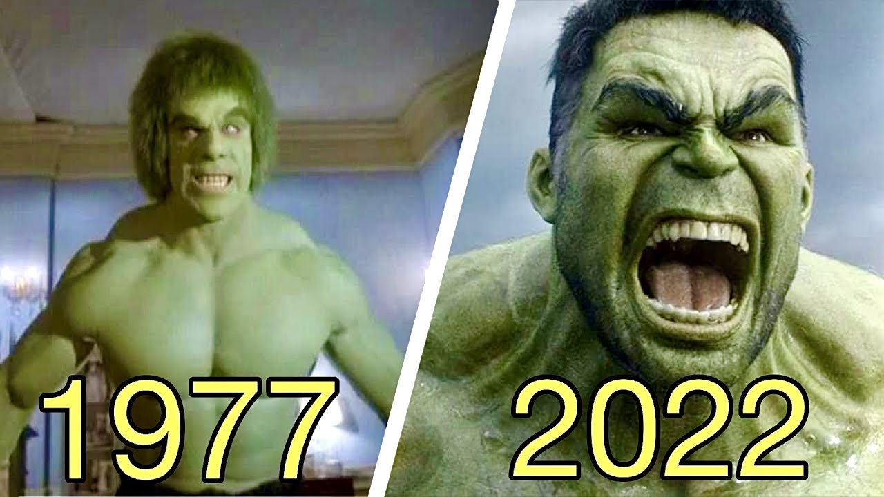 Evolution of Hulk Movies 1977-2022 #hulk - YouTube