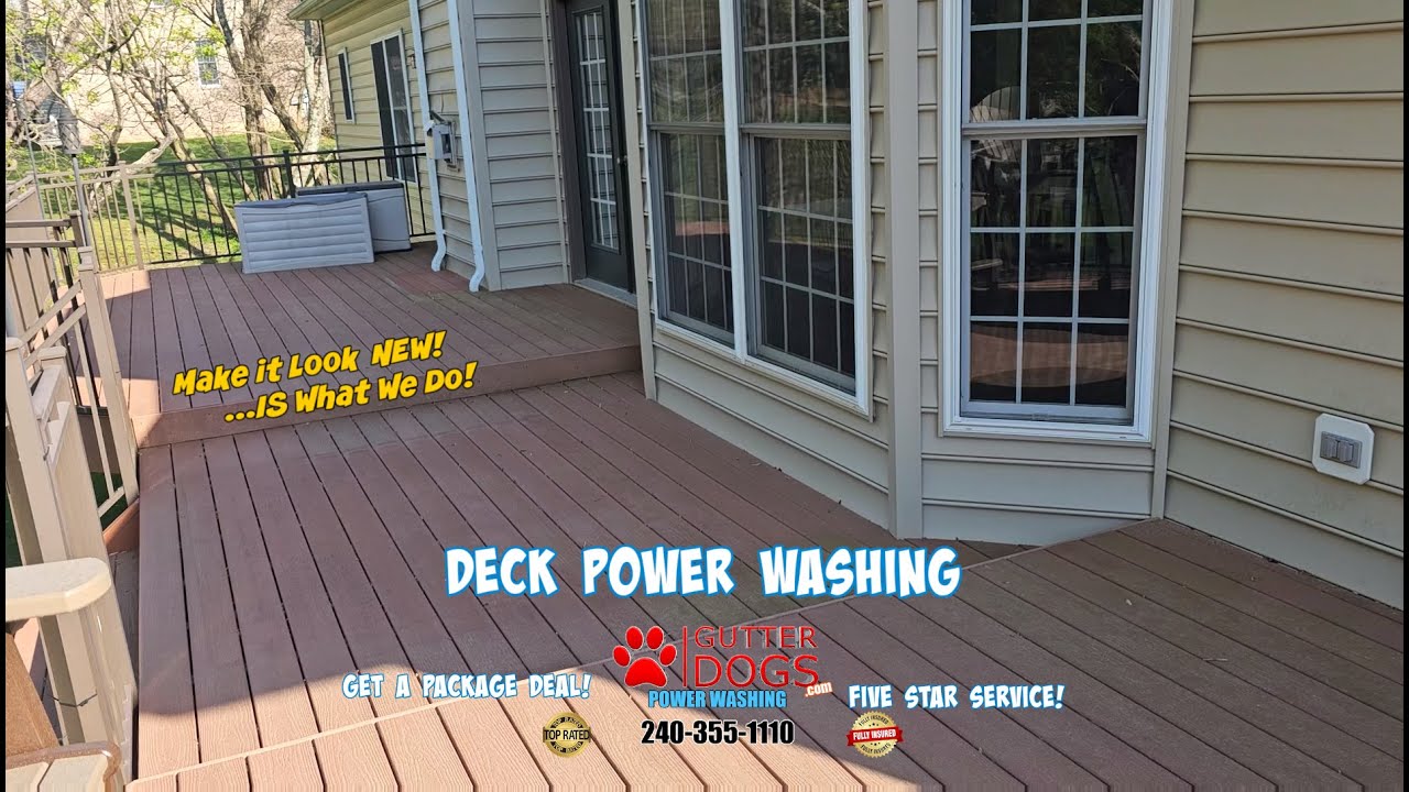 Soft Wash Deck Cleaning for Composite, Vinyl & Painted Decks in Waldorf ...
