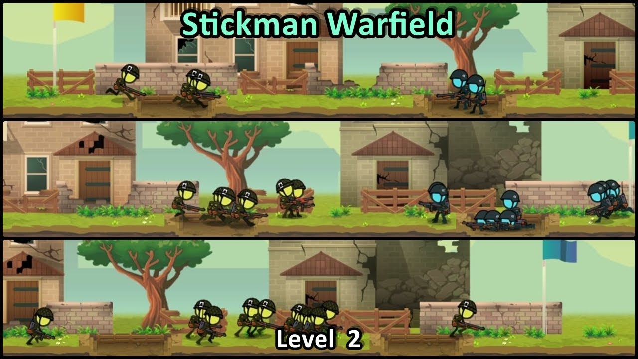 STICKMAN WARFIELD - LEVEL 2 (Gameplay) - YouTube
