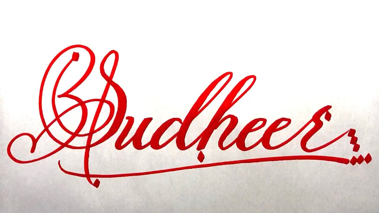 Sudheer Name Signature Calligraphy Status | How to write with Cut Maker ...