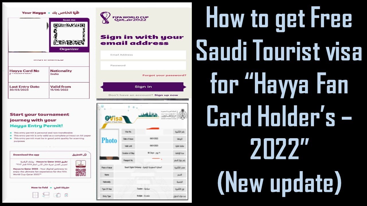How to get free tourist visa of Saudi Arabia for Hayya fan card holders ...