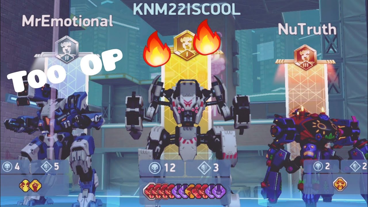 Too OP - Mech Arena 5v5 Gameplay Sentinel With Storm Racks - YouTube