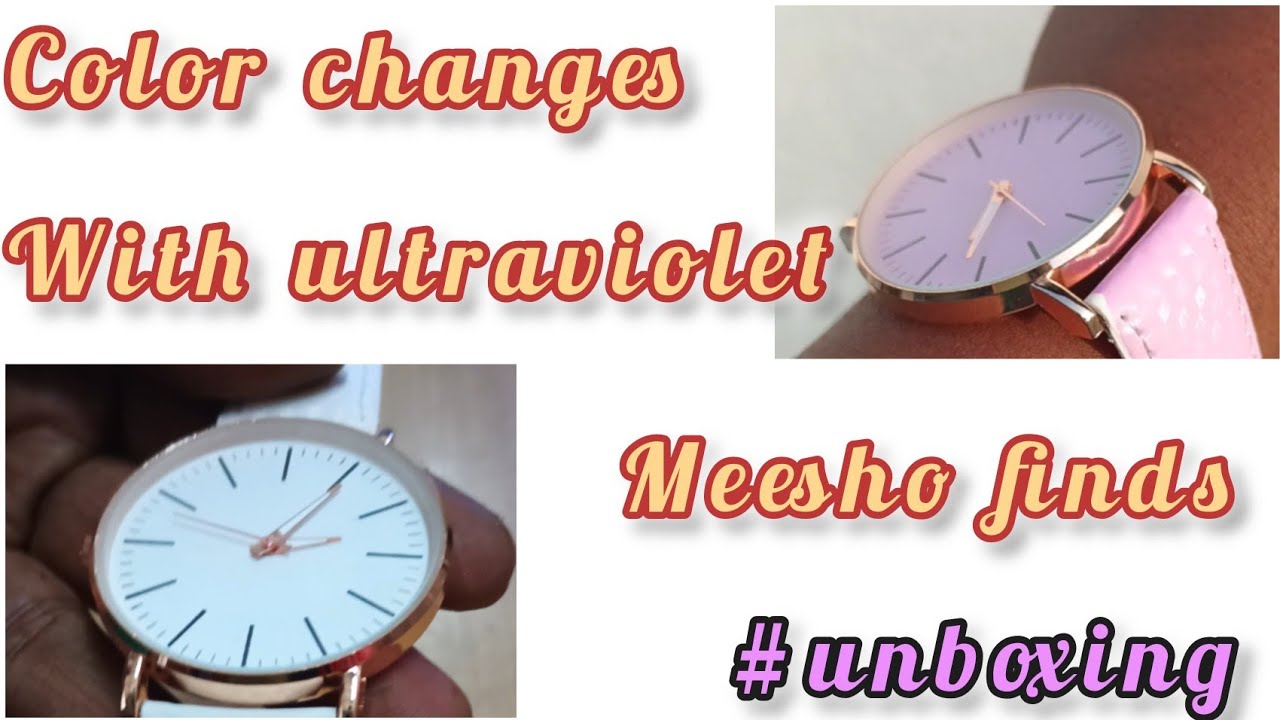 Color changing watch #magicdreamz #unboxing - YouTube