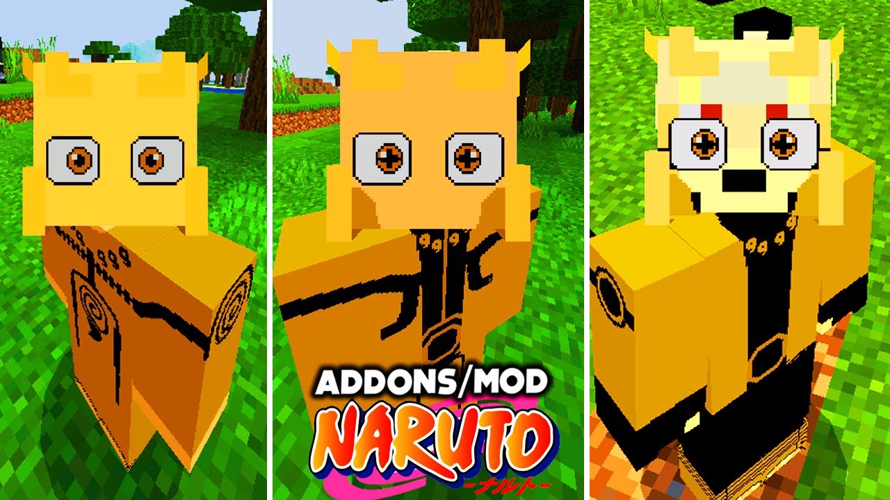 LANÇOU V7.5 DO ADDONS/MOD DO NARUTO CRAFT COM SUZANO, SHARINGAN ...