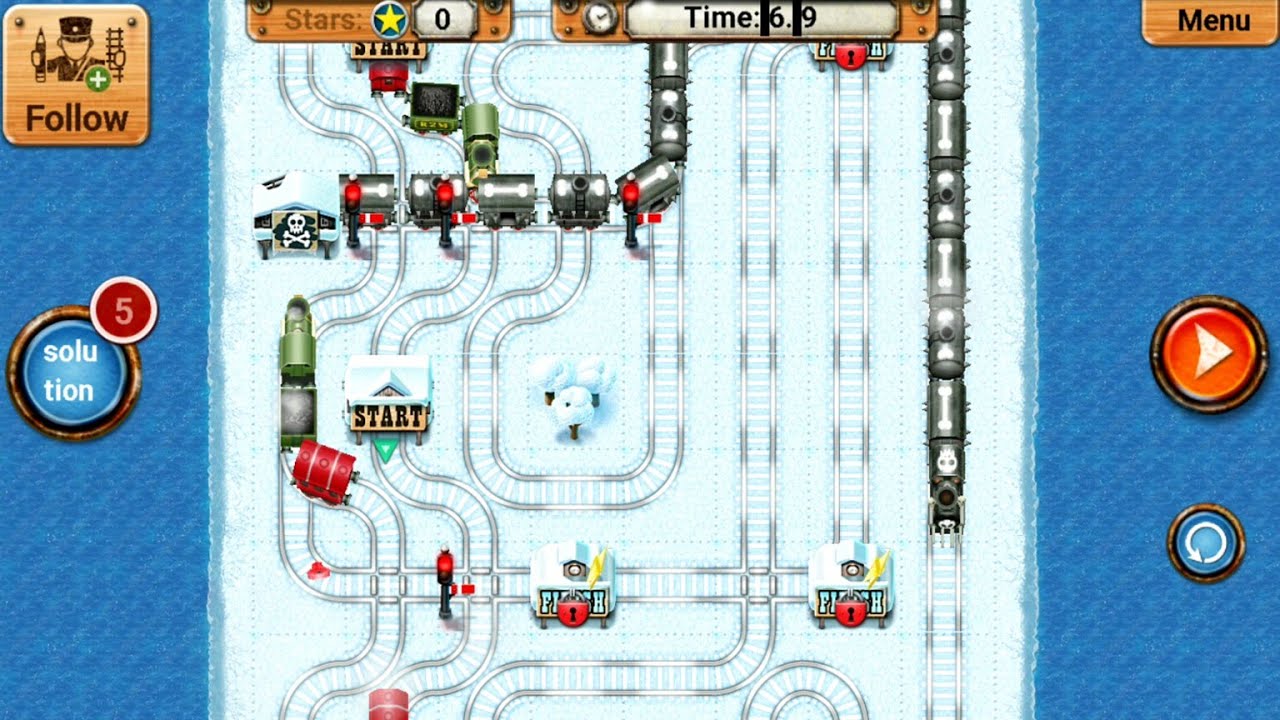 Rail Maze 2 Brain Train Gameplay - Train Puzzle Game - Android Gameplay ...