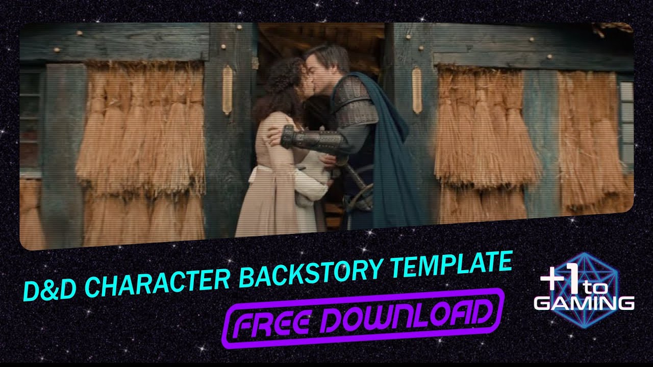 DnD Character Backstory Template - YouTube