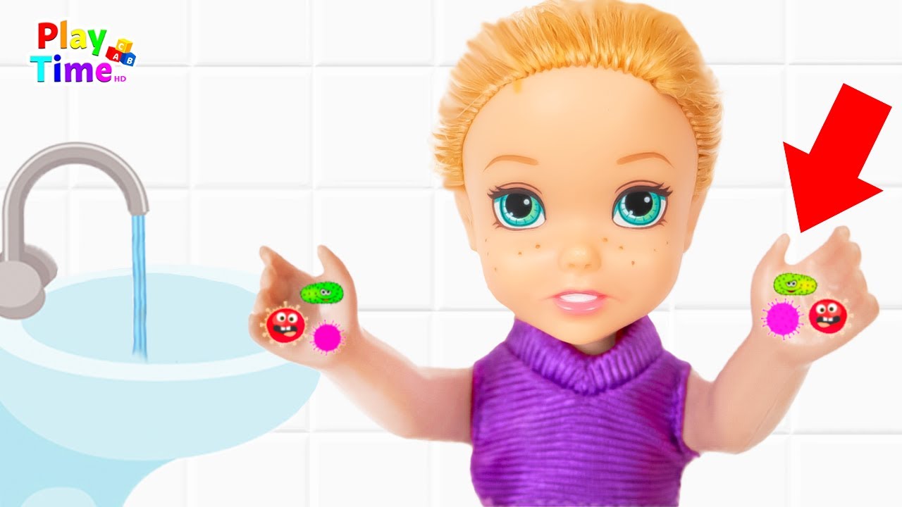 Elsie and Annie - Washing Your Hands Kids Story - YouTube