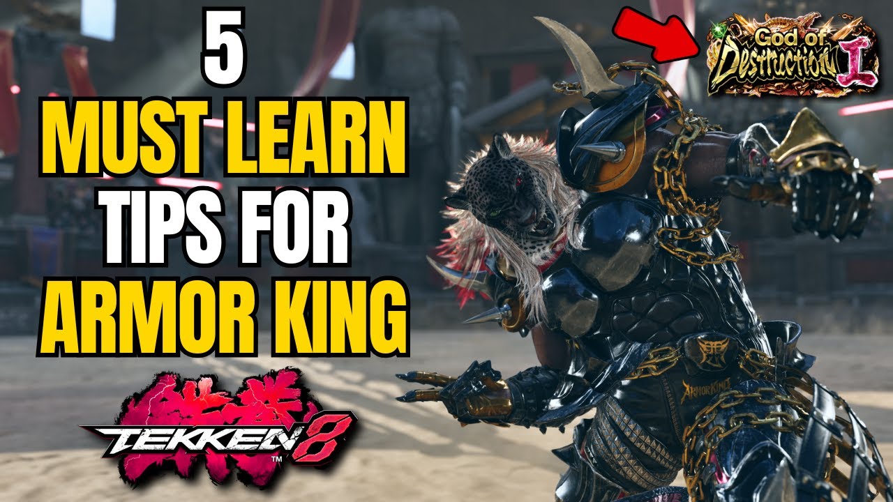 5 Things You MUST KNOW About ARMOR KING in Tekken 8 (Beginners Guide ...
