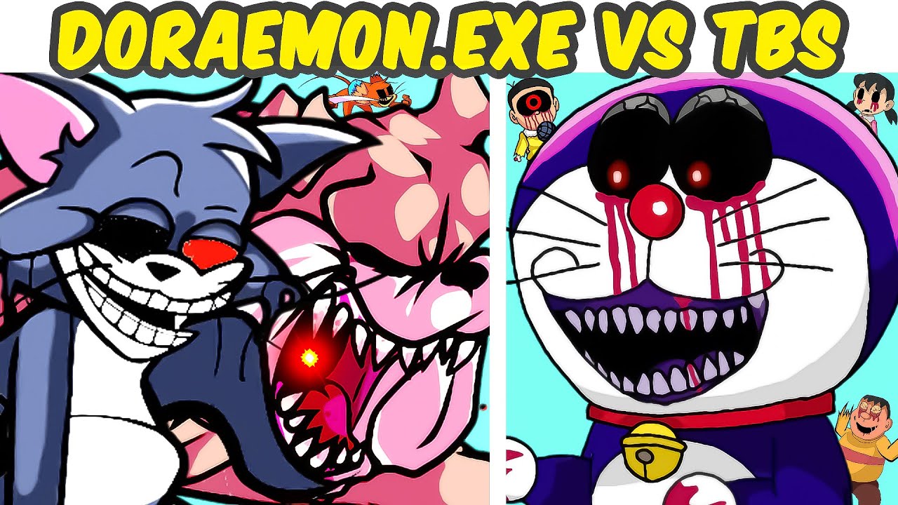 Friday Night Funkin VS Doraemon.EXE VS Tom's Basement Show | Friendly ...