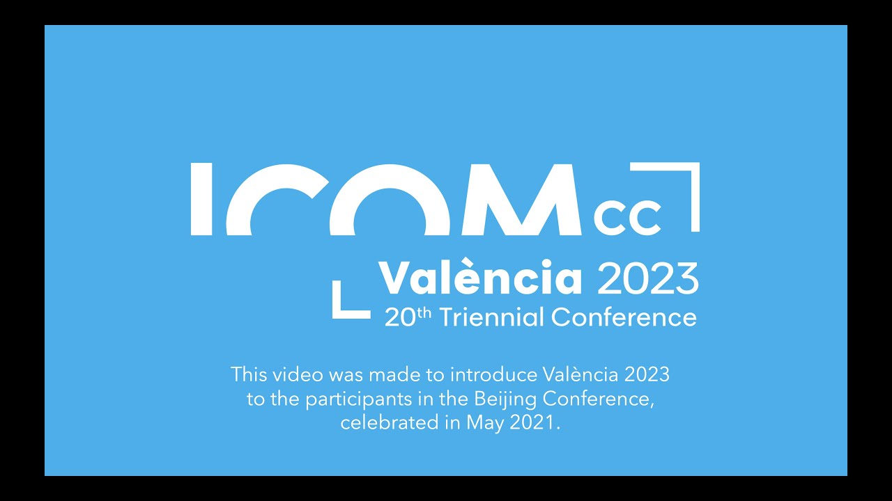 EL IRP ORGANIZARÁ EL PRÓXIMO CONGRESO DEL ICOM-CC EN VALENCIA EN ...