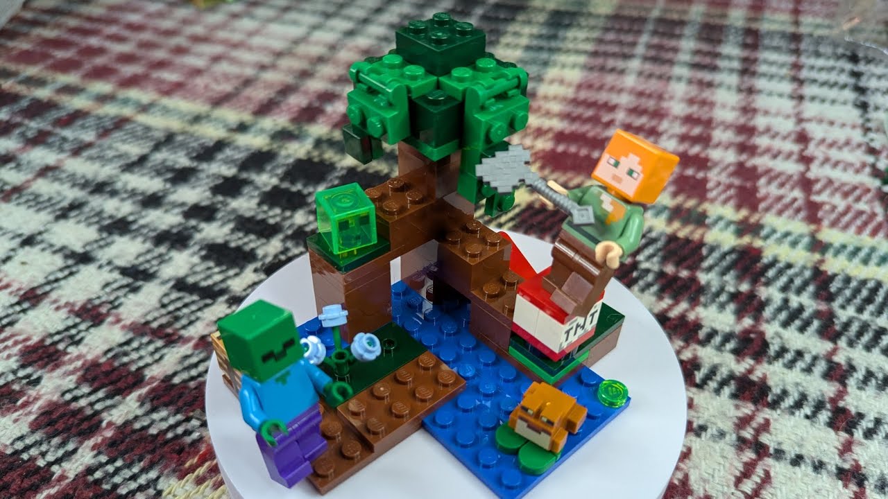 The Swamp Adventure (Lego) Minecraft, Progreso En el Armado - YouTube