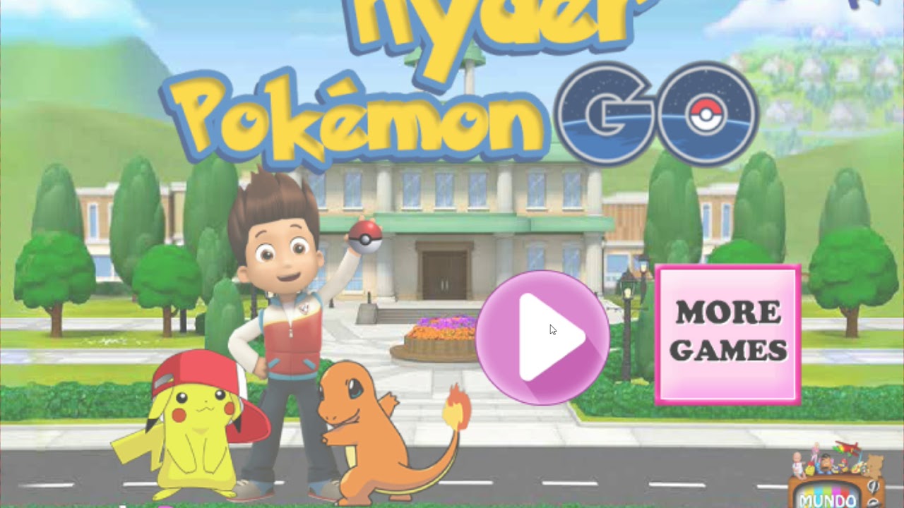 Paw Patrol Ryder Pokémon Go - Happy Kids Games and Tv - Free Online ...