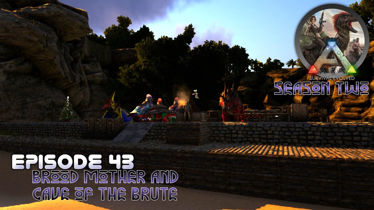 Ark Survival Evolved S2 Episode 43 Cave of the Brute & Brood Mother ...