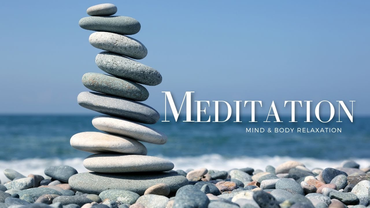 Meditation Music For Relaxing Mind & Body | Nature Scenery 4K | Deep ...