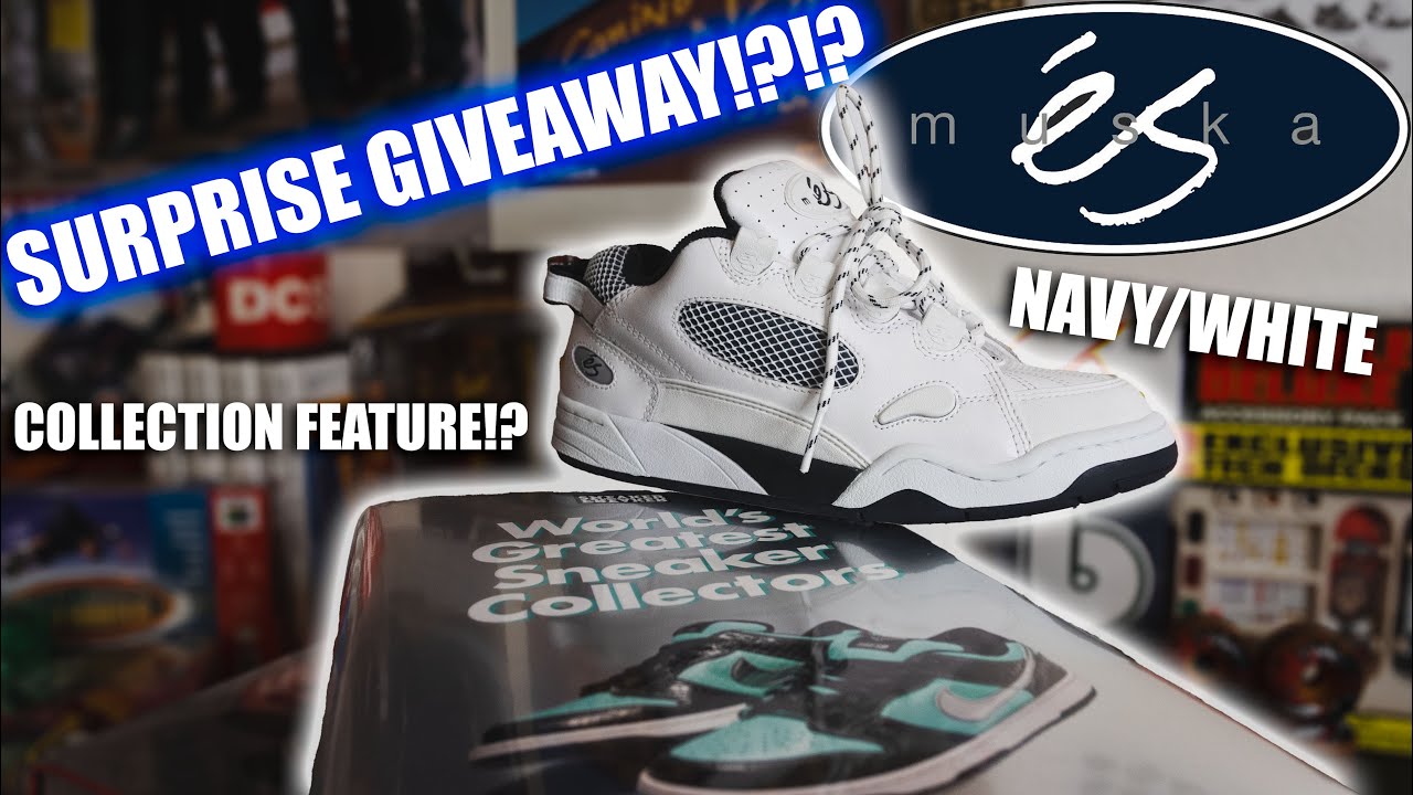 White/Navy eS MUSKA REISSUE, SHOE COLLECTION FEATURE AND SHOE GIVEAWAY ...
