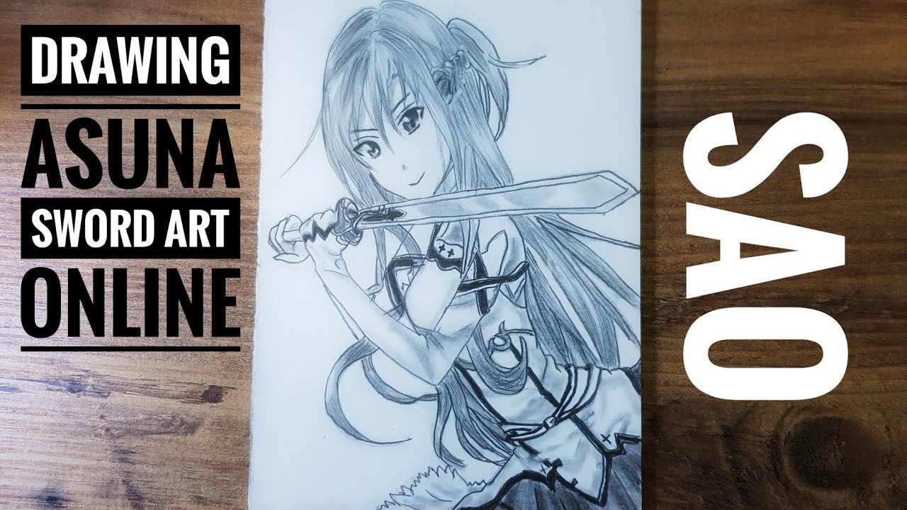 Drawing Asuna| Sword Art Online - YouTube