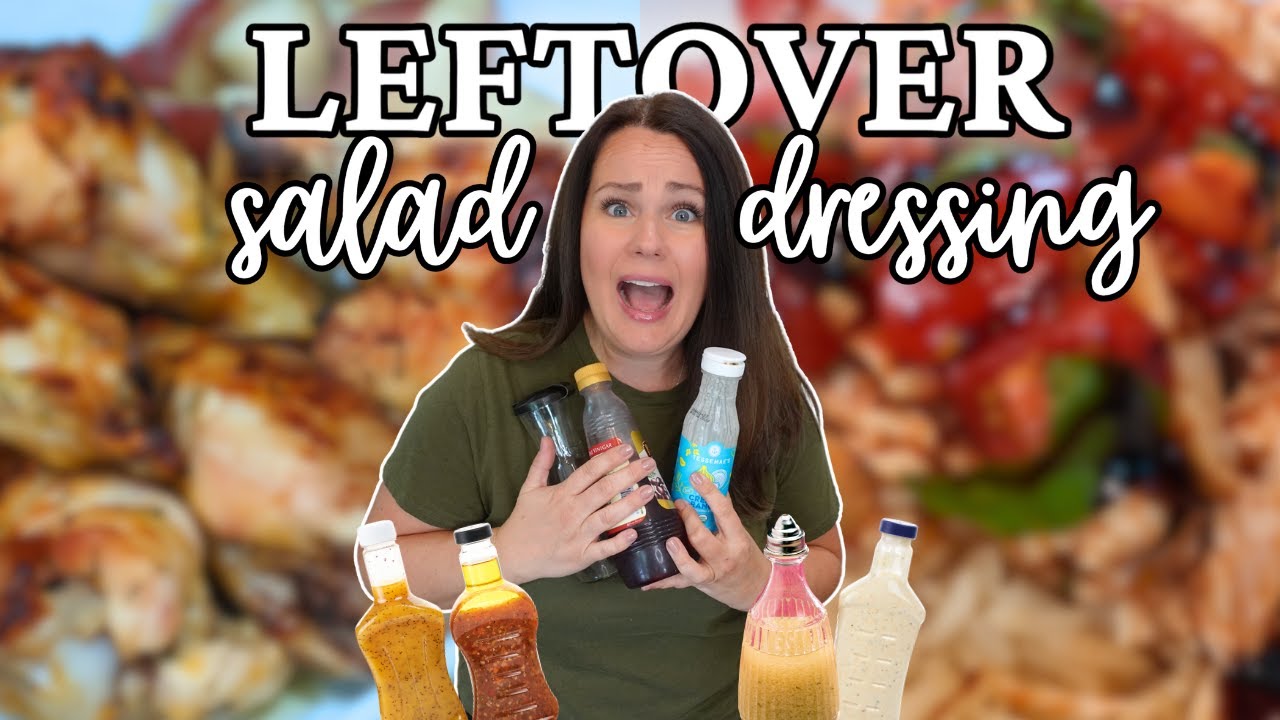 HOW to use LEFTOVER SALAD DRESSING!! | Recipes using salad dressing ...
