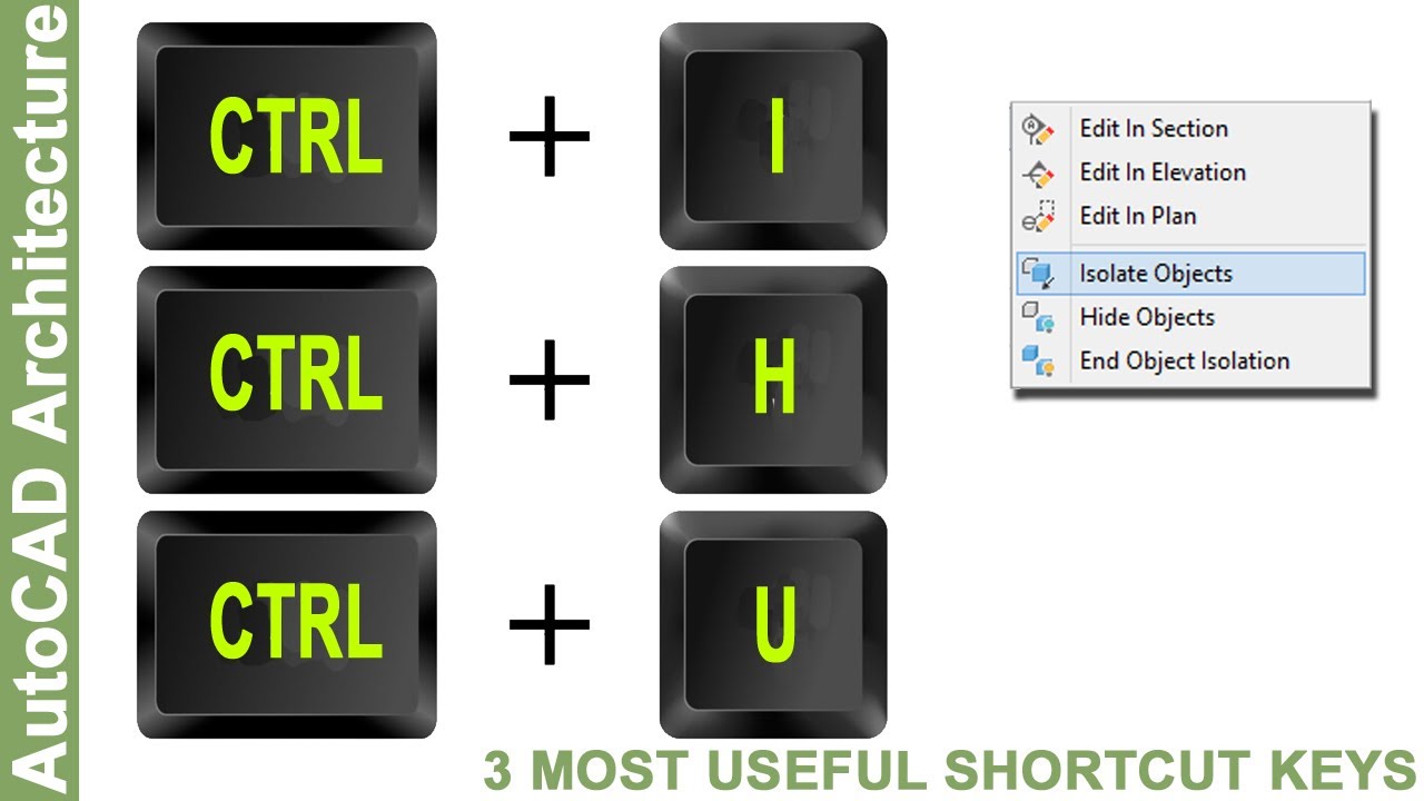 Three Keyboard Shortcuts Every AutoCAD Architecture User Needs - YouTube