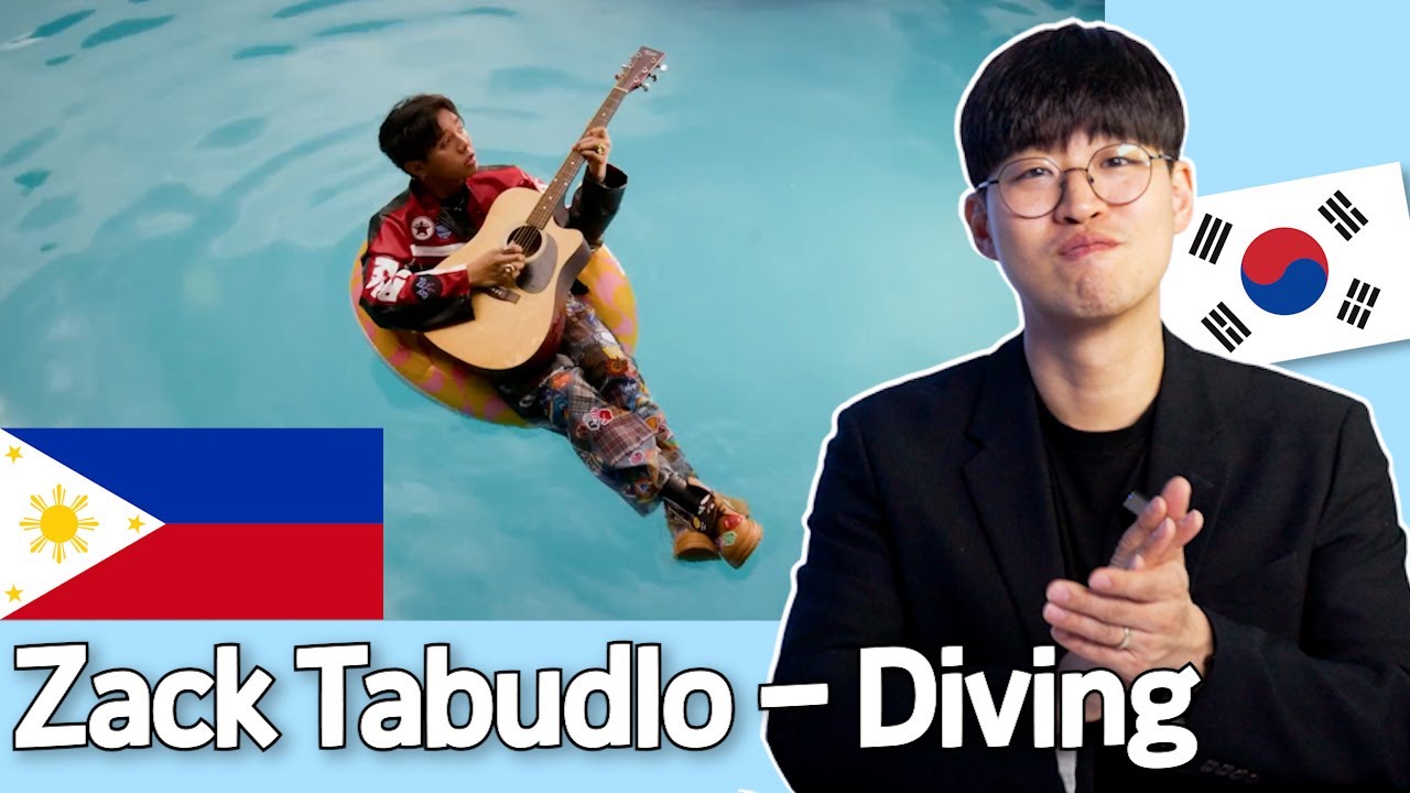 필리핀에 이런 노래가?! 완전 POP이잖아.. ️ ZackTabudlo의 'Diving' 리액션! [DNA] (EN sub ...