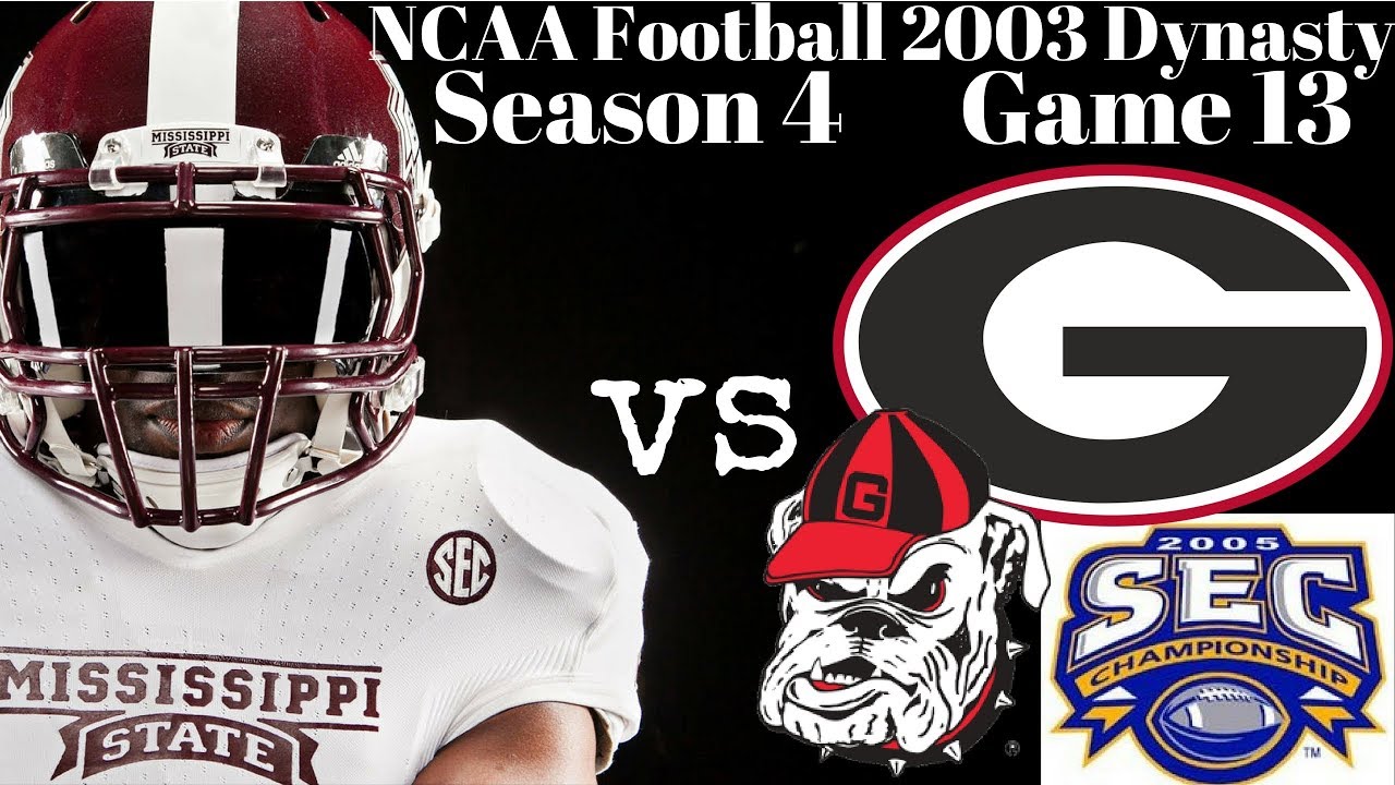 SEC Championship Game - NCAA Football 2003 Mississippi State Dynasty ...