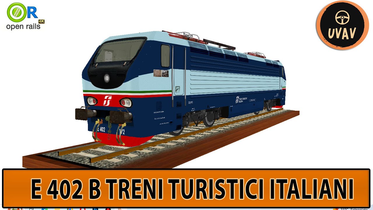 OPEN RAILS PROJECT REMASTERING 4K - MSTS - E402 TTI + ORIENT EXPRESS ...