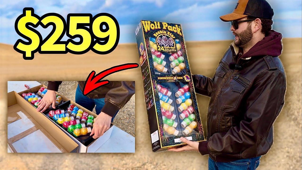 THE MOST EXPENSIVE FIREWORK SHELL KIT ON THE MARKET - Wolf Pack Double ...