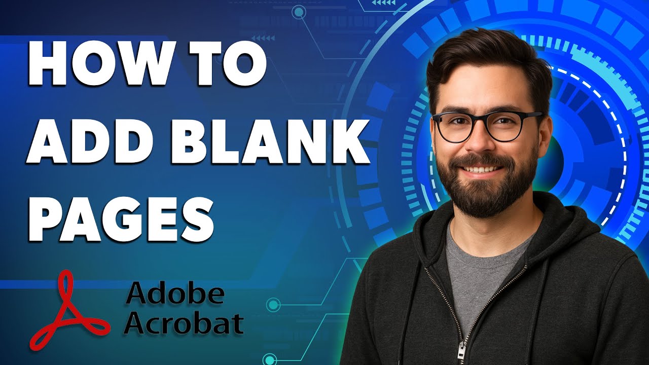 How To Add Blank Pages In Adobe Acrobat [2026 Guide] - YouTube