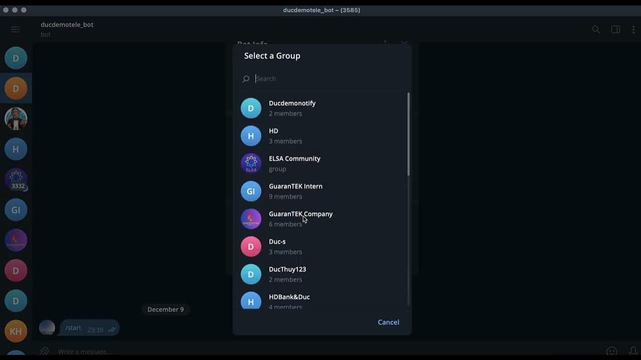 [golang] Send Notify Telegram - YouTube