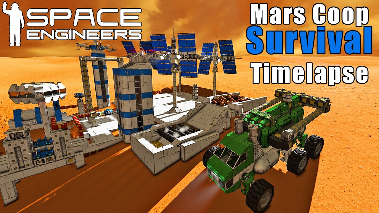 Mars Coop Survival Timelapse Ore Collection and Truck / Part 9 - Space ...