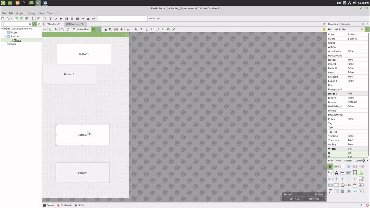 Visual Programming using Gambas in Linux - Tutorial 5.1 - YouTube