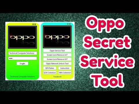 Oppo Secrets Service Tools Collection Unlock Oppo Remove User Lock ...