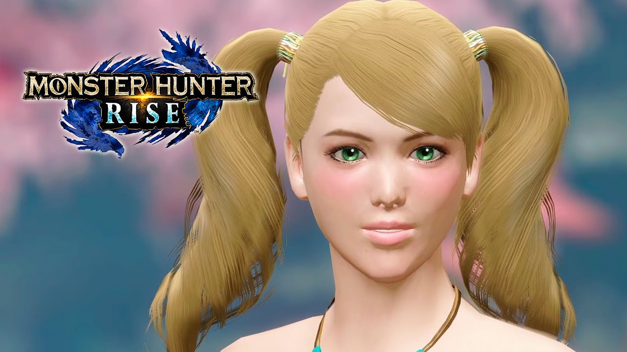 MONSTER HUNTER RISE CUTE FEMALE CHARACTER CREATION - YouTube
