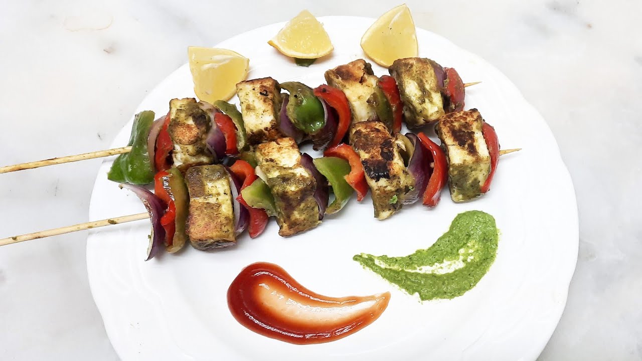 Restaurant Style Paneer Tikka Recipe !!! - YouTube