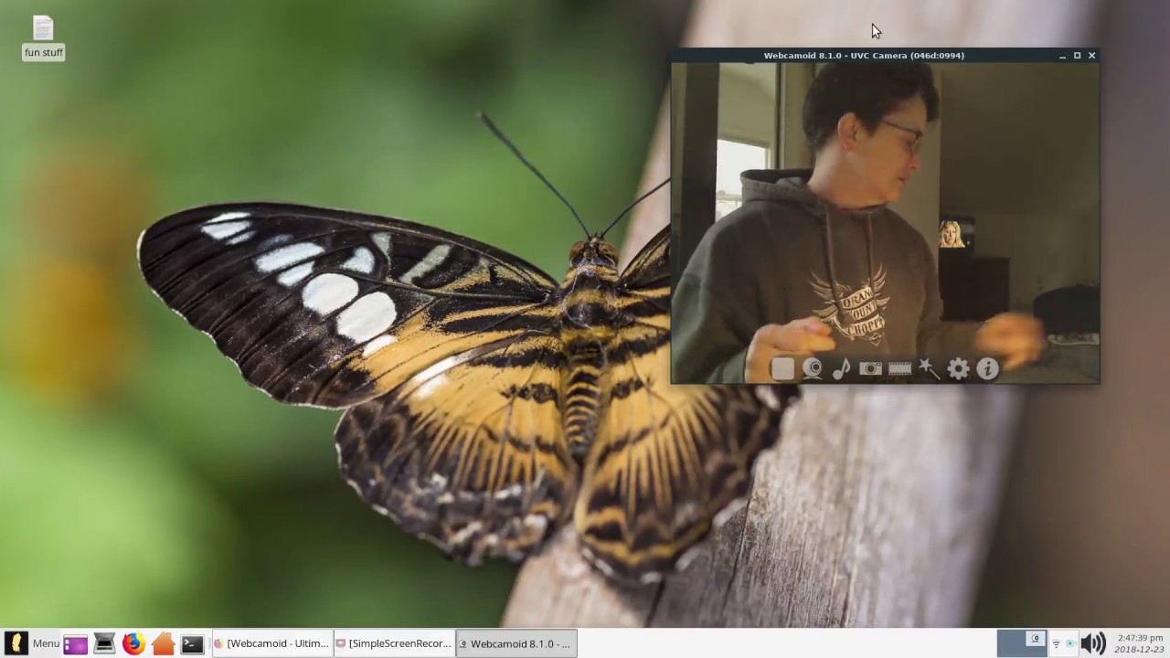 Linux lite 4.2 64Bit : webcamoid 8.1.0, how i got webcam software to ...
