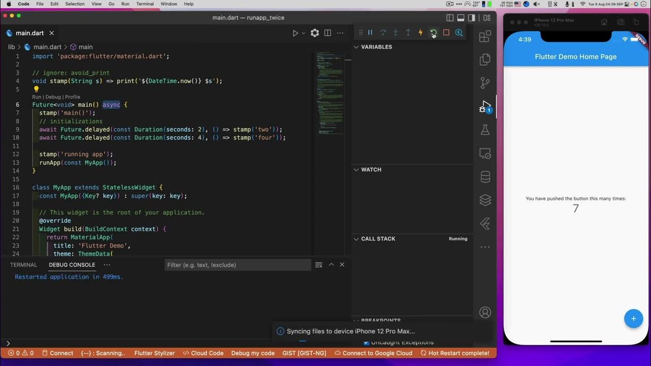 Using RunApp Twice in Flutter - YouTube