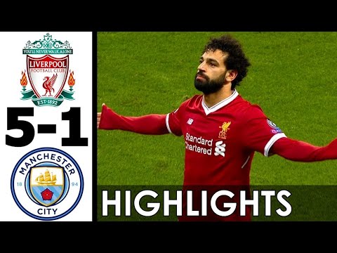 Liverpool Destroyed Manchester City 5 1,UCL Quarter Final 2018   All Goals and Highlights