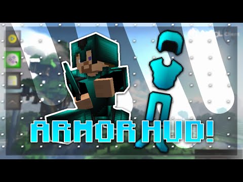 BEST ARMOR HUD MOD FOR MCPE! (Mobile + Win10) | Absol Client For ...