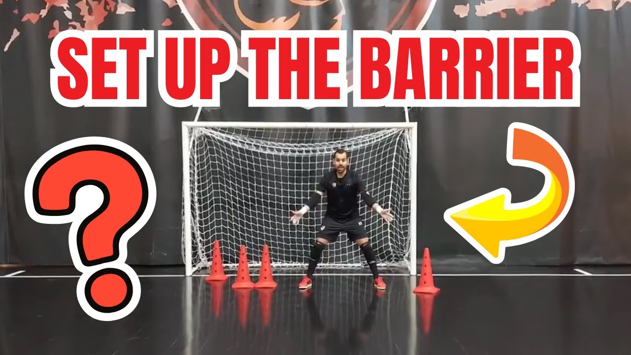 How do you make a wall in futsal? #goalkeeper #gk - YouTube