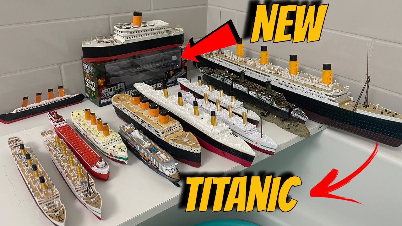 Will All These Ships Titanic, HMHS Britannic Models Sink or Float ...
