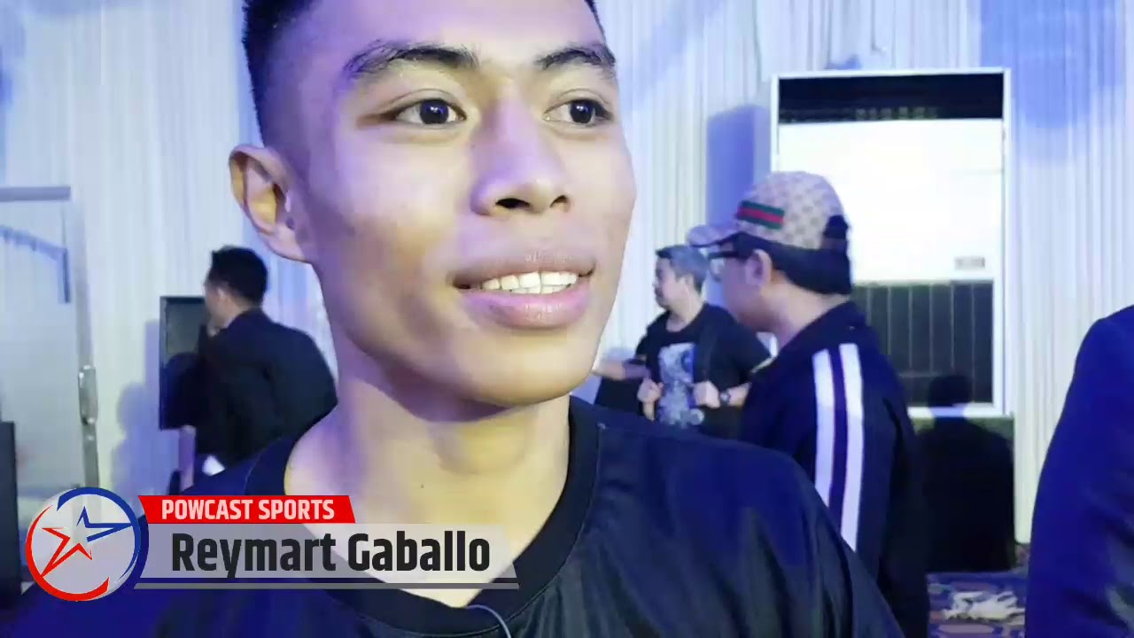 Humble Boxer Reymart Gaballo Says His Punches is Not That Strong - YouTube