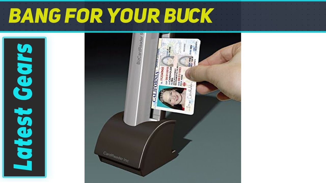 Compact Driver License Scanner with Automatic Age Verification - Best ...