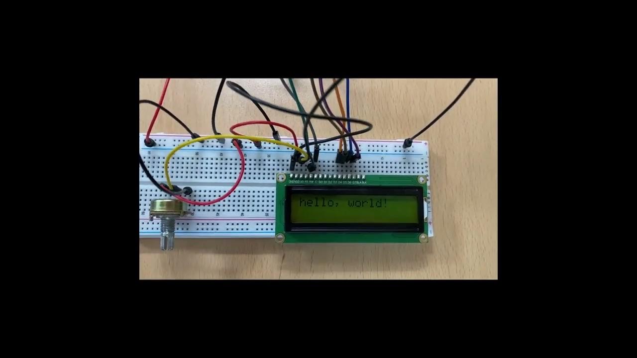 아두이노 Liquid Crystal Display - YouTube