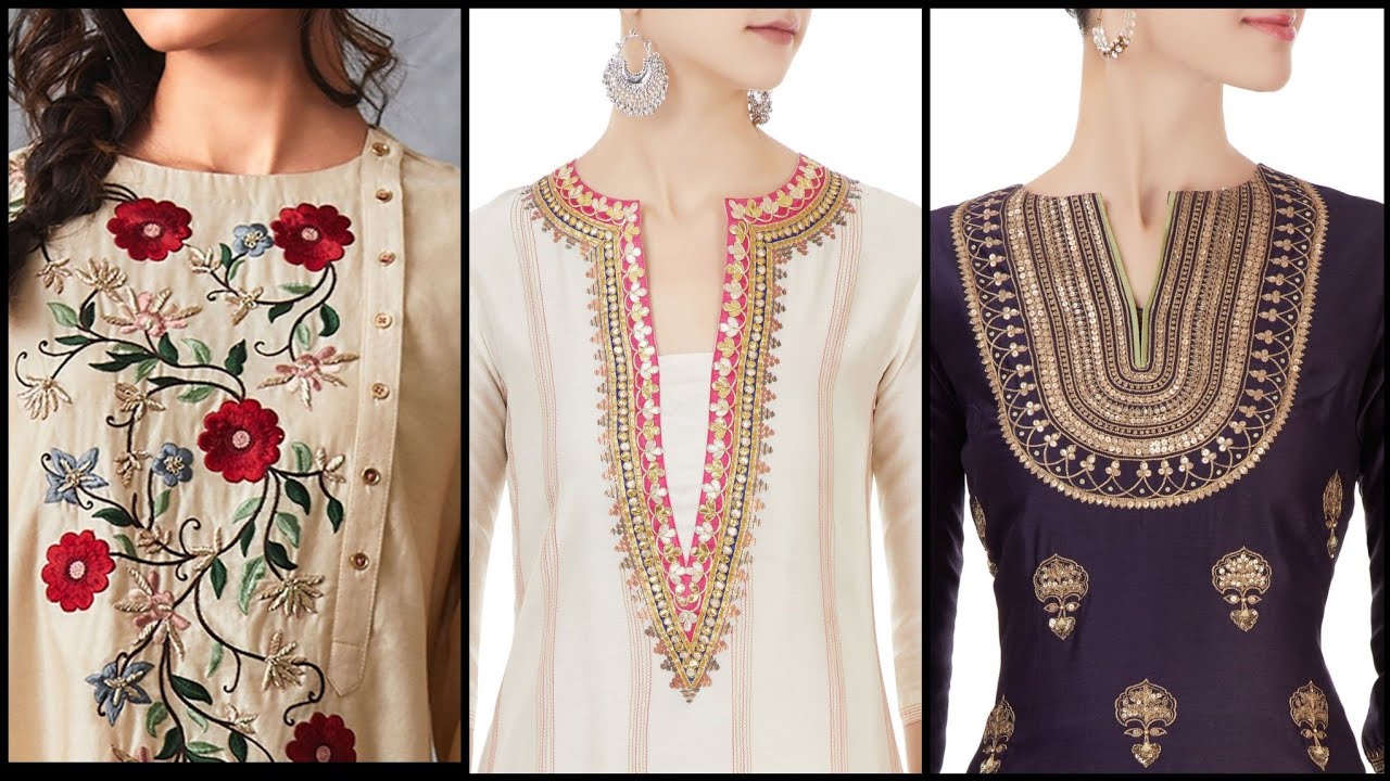 New top 40 Very Elegant Designer Useful Neck Designing Idea's - YouTube