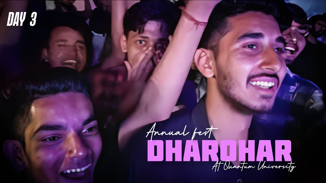 Quantum University Roorkee Annual Fest 🤯 | Dharohar Ep: 3 | Jimmey ...