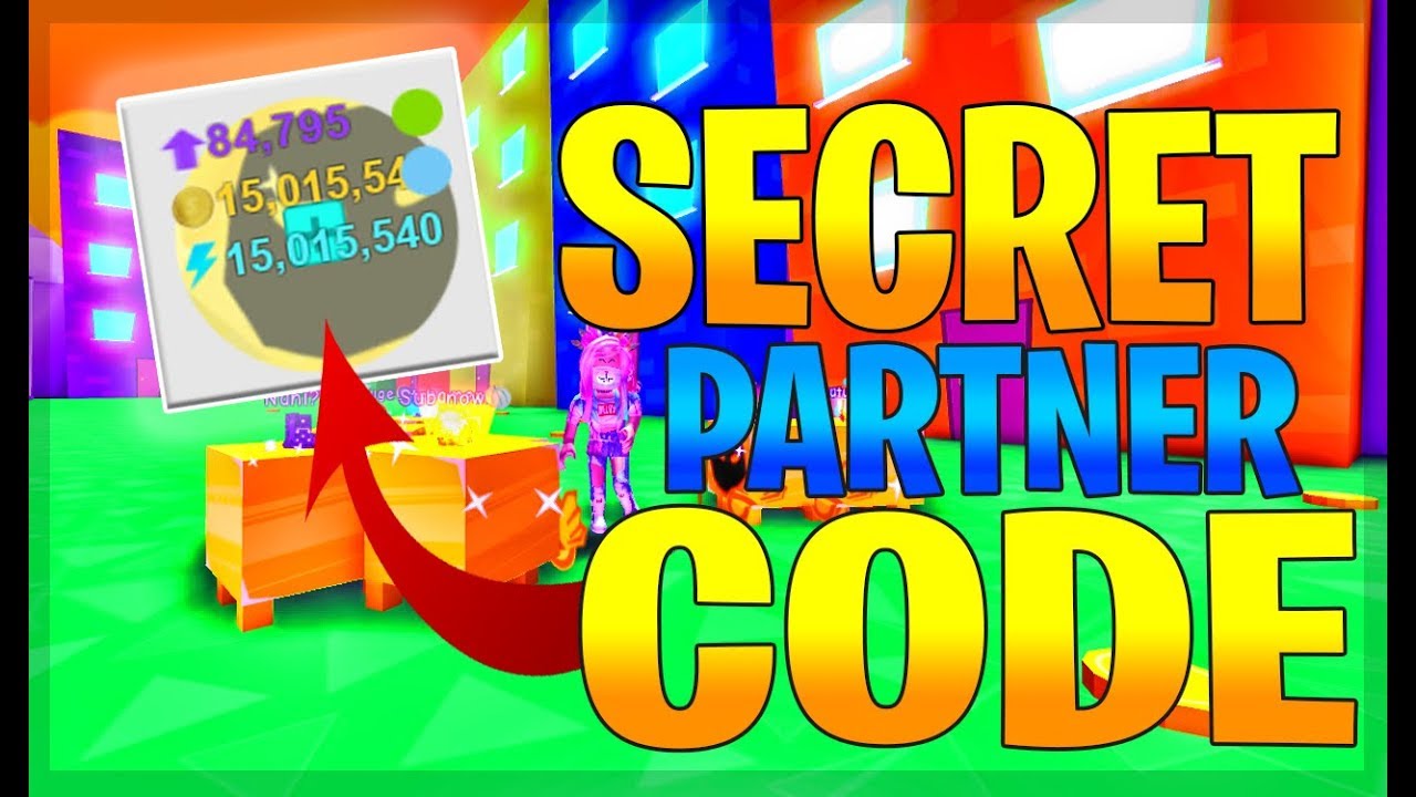 SECRET PARTNER CODE!! *only 1.8K left* | Pet Simulator - YouTube