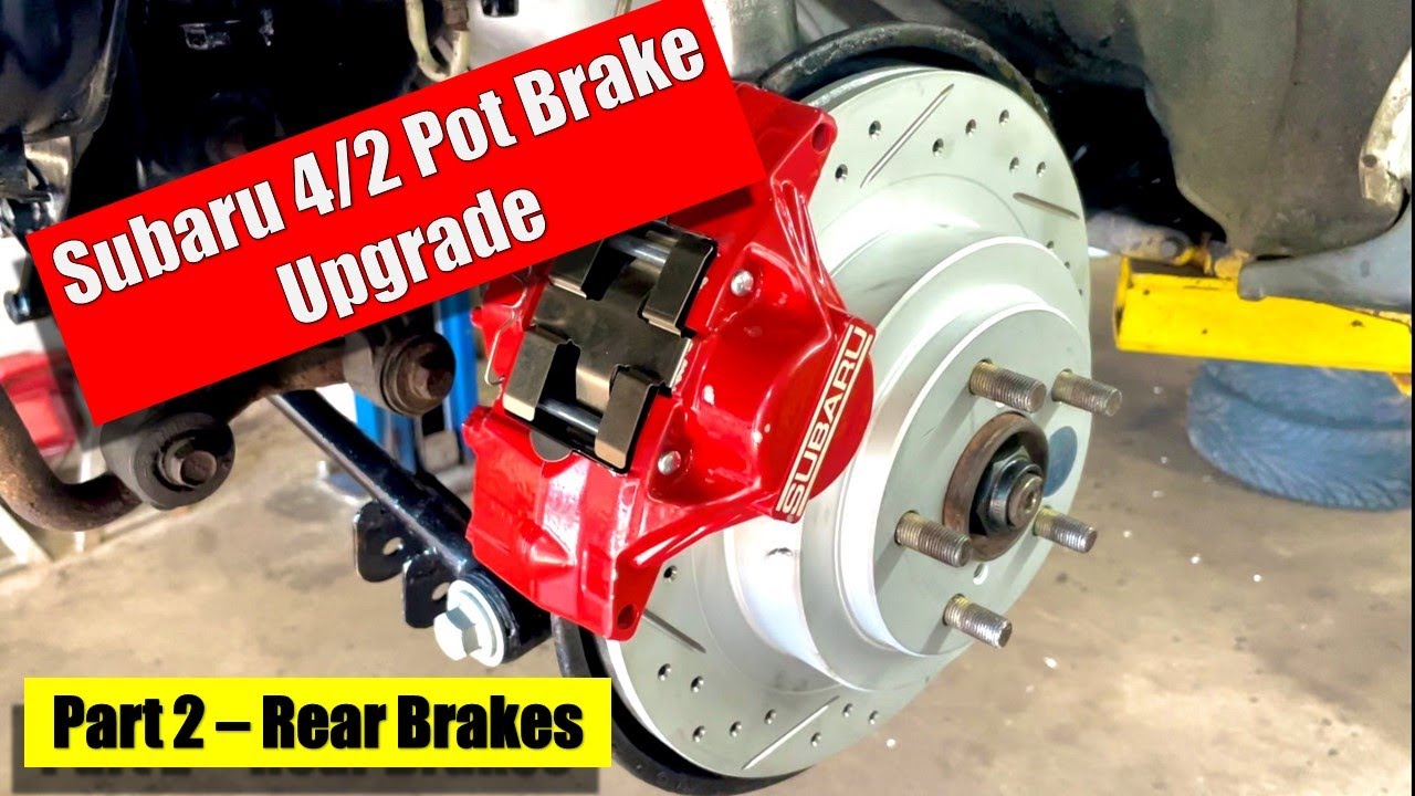 1999 Subaru Impreza 2.5RS Gets 2 Pot Brakes (Part 2 - Rear Brakes ...