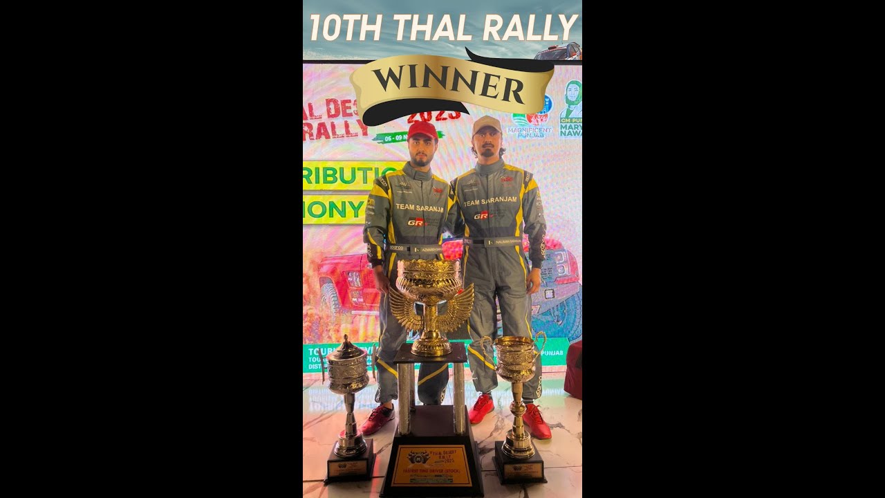 Team Saranjam Racing make history!🪓 Thal 2025, father & son both win ...